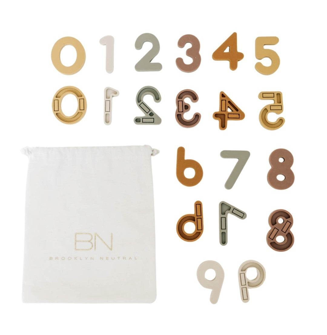 Silicone Magnetic Numbers 20 Piece Playset – BROOKLYN NEUTRAL